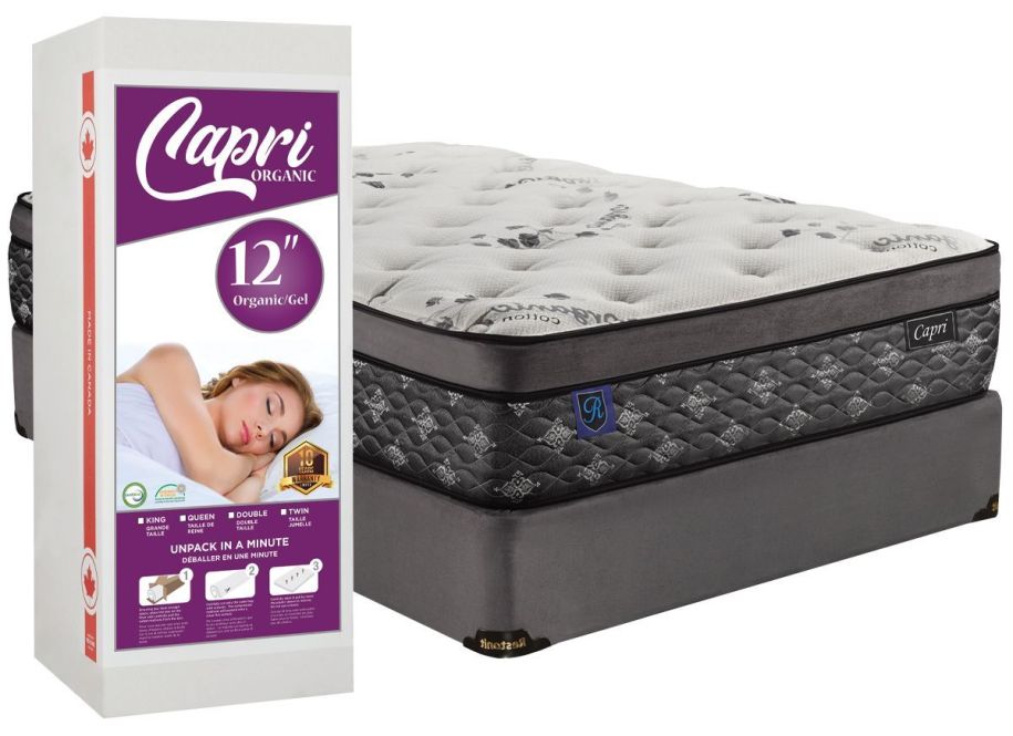 Capri Full Organic Mattress Set in a box | Mattresses | Surplus Furniture