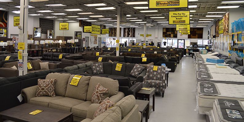 From the Factory to the Floor, Nobody Saves You More! | Surplus Furniture